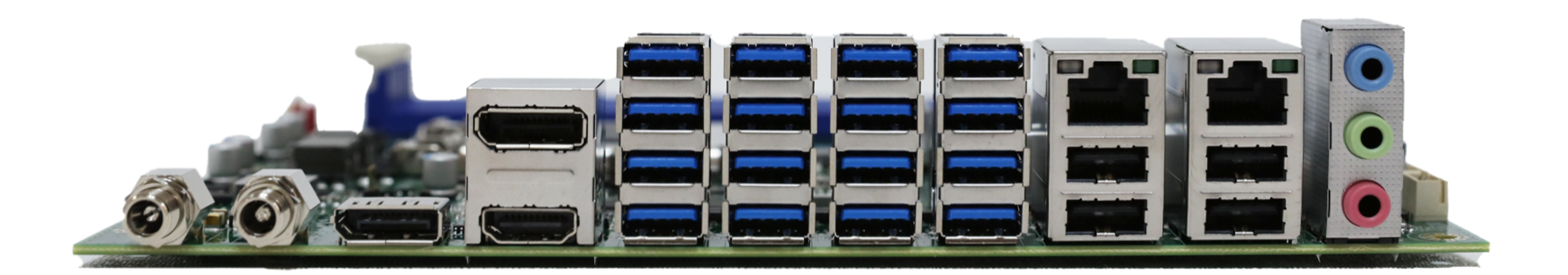 Flex-ATX Embedded Board with 20 USBs